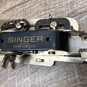 Vintage 1946 Singer Buttonhole Attachment No 121795 for Singer Lock ...