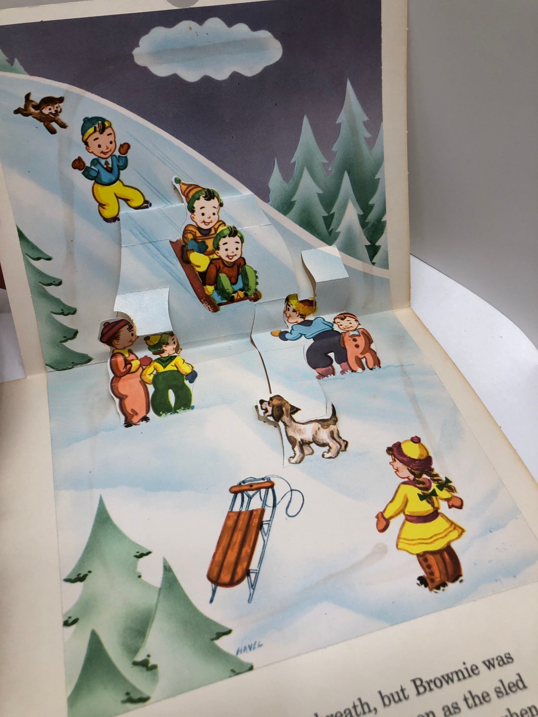 1966 Pop-up Picture Book Puppies Vintage Pop-up Book James & Jonathan ...