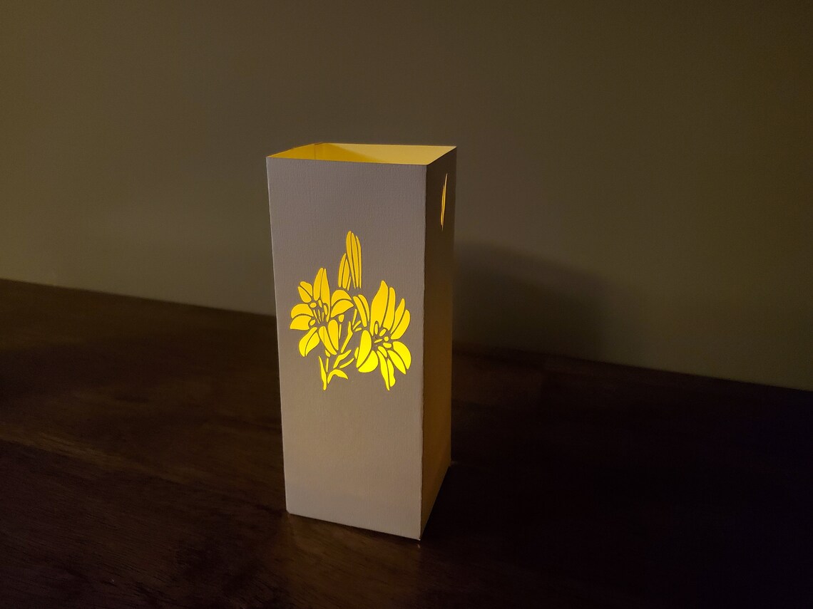 Flower Luminary Lanterns Free Shipping - Etsy