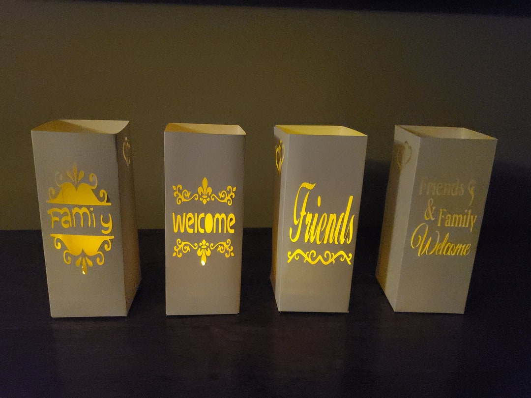 Friends and Family Luminary Lanterns - Etsy