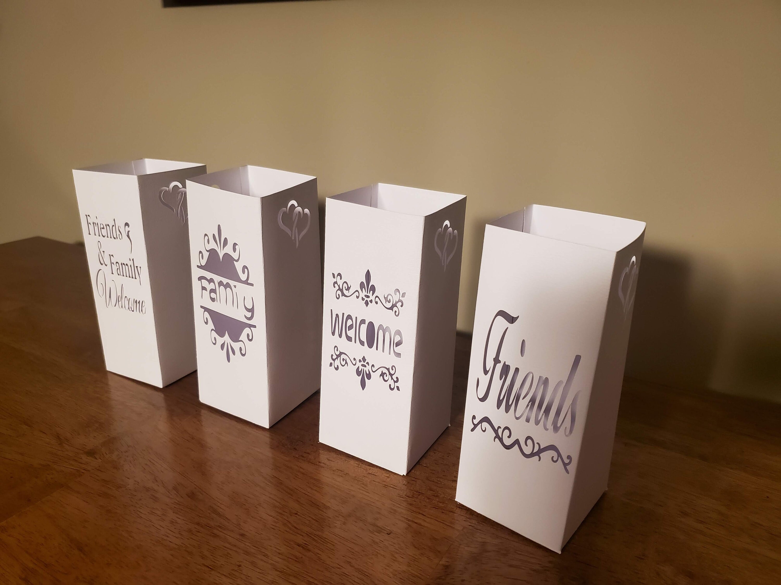 Friends and Family Luminary Lanterns - Etsy