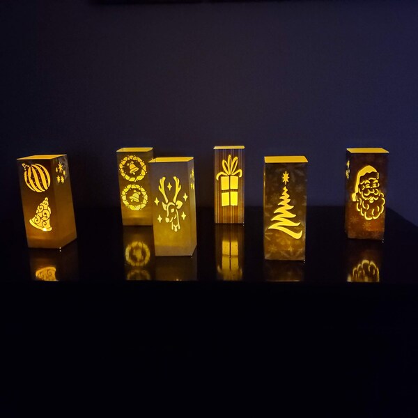 Christmas Luminaries - Etsy