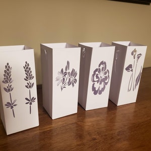 Flower Luminary Lanterns Free Shipping - Etsy