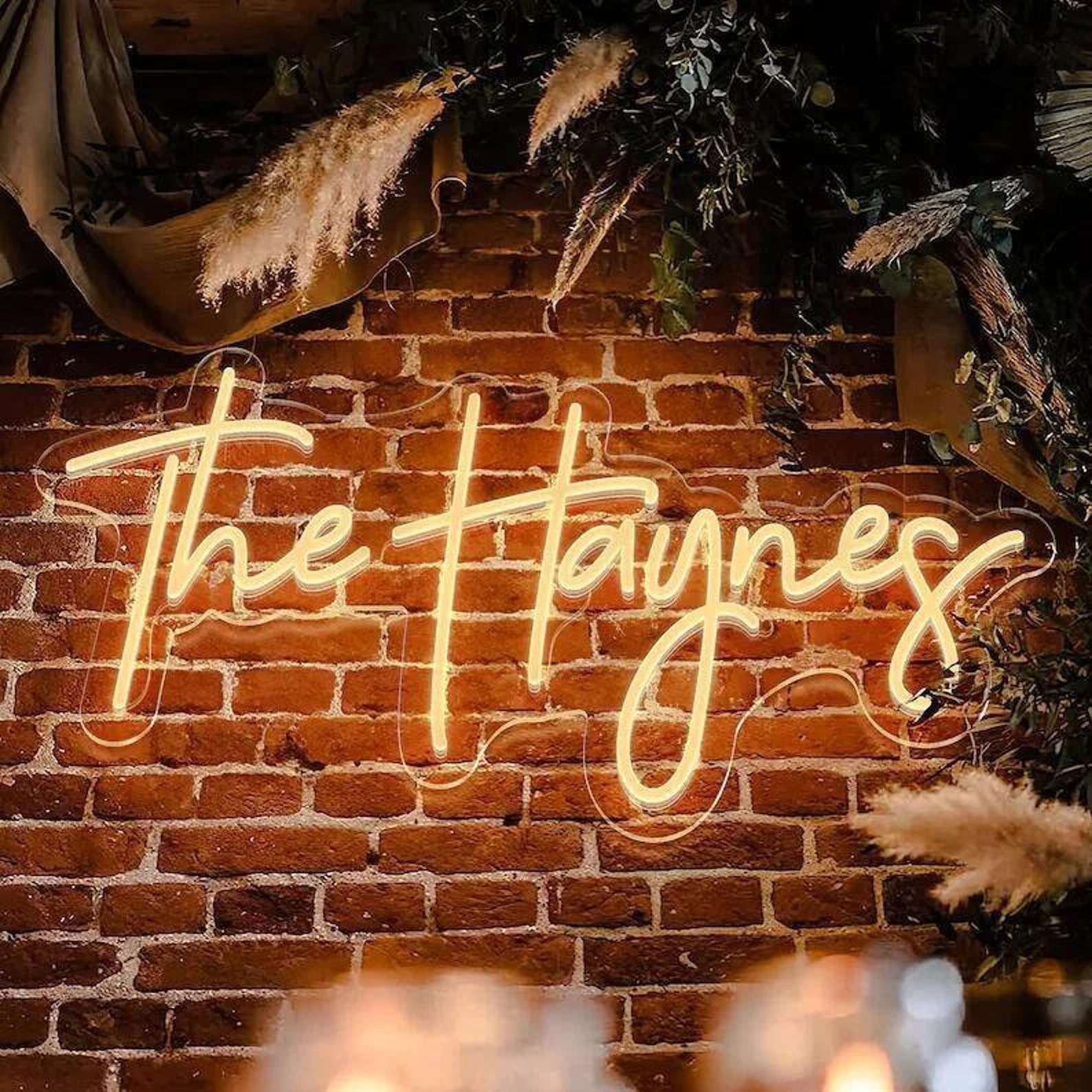 Custom Neon Sign Neon Signs Personalized Gifts Wedding Signs Family ...