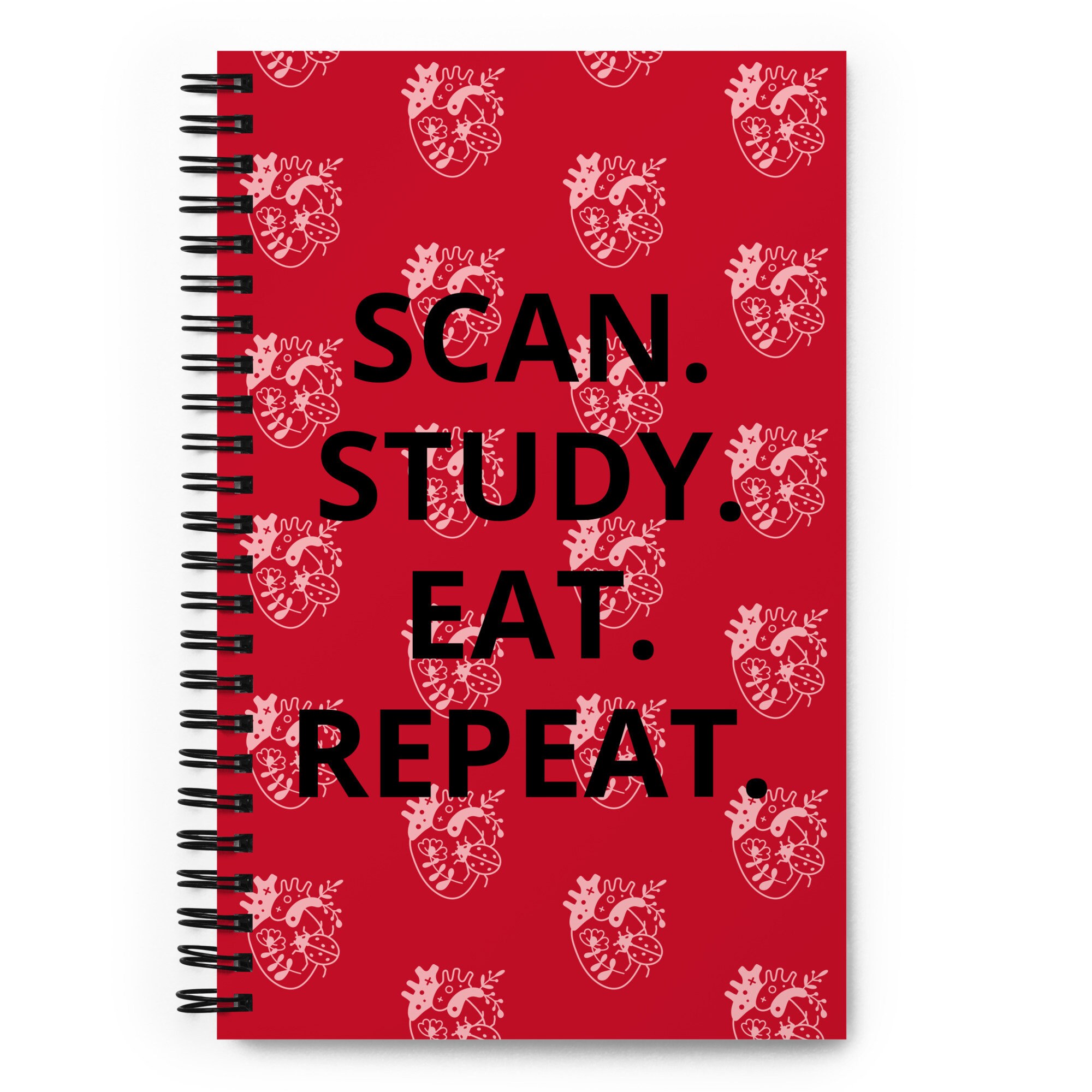 Cardiac Sonography Student Notebook Scan Study Eat Repeat - Etsy