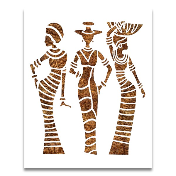 African Stencil - Etsy