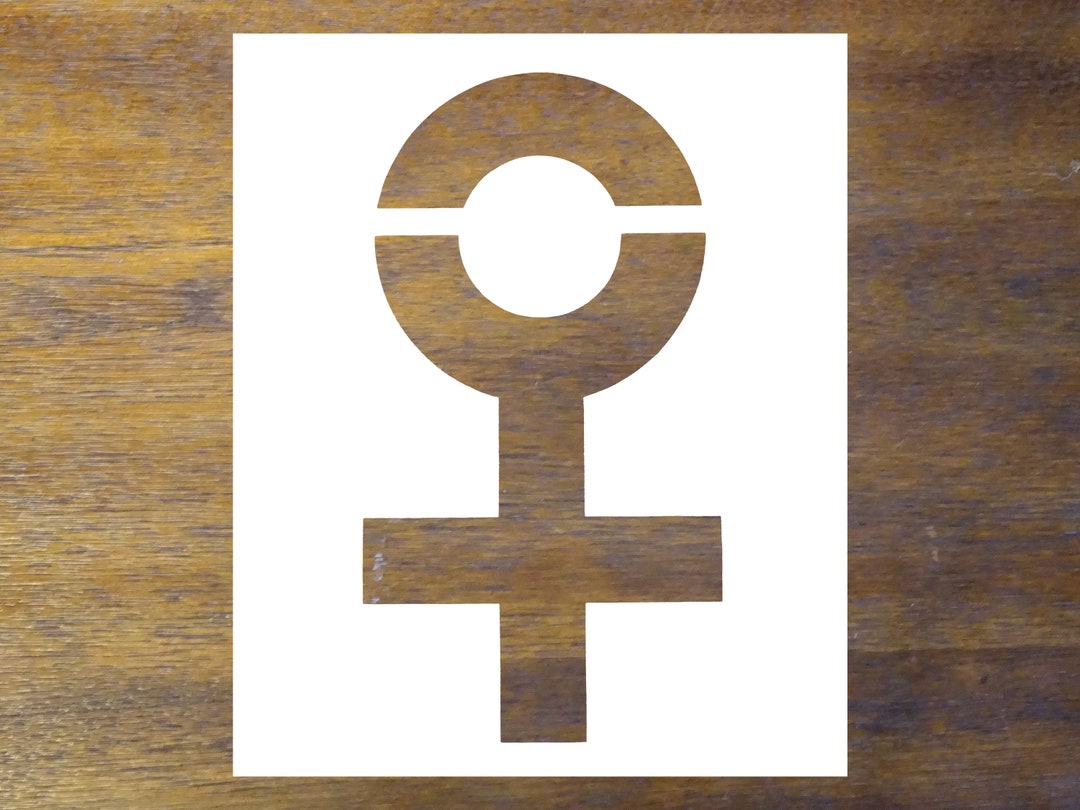 Female Symbol Stencil Reusable Color Draw & Paint Stencil - Etsy