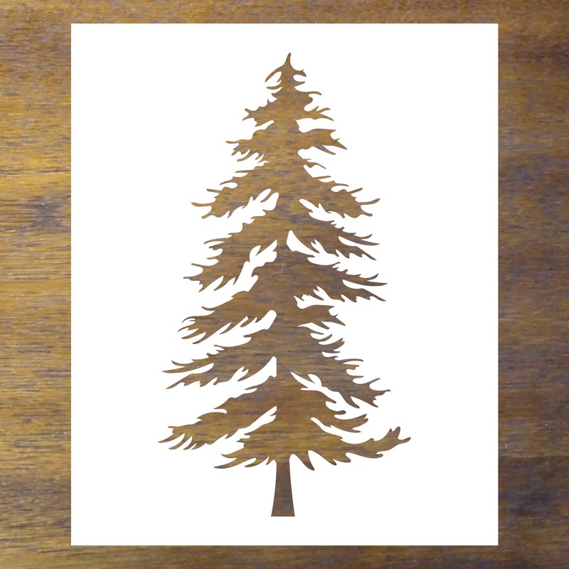 Tree Stencil - Etsy