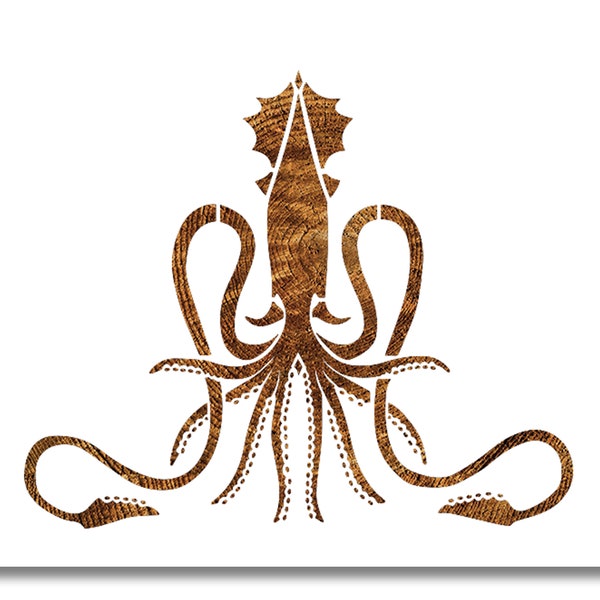 Squid Stencil - Etsy