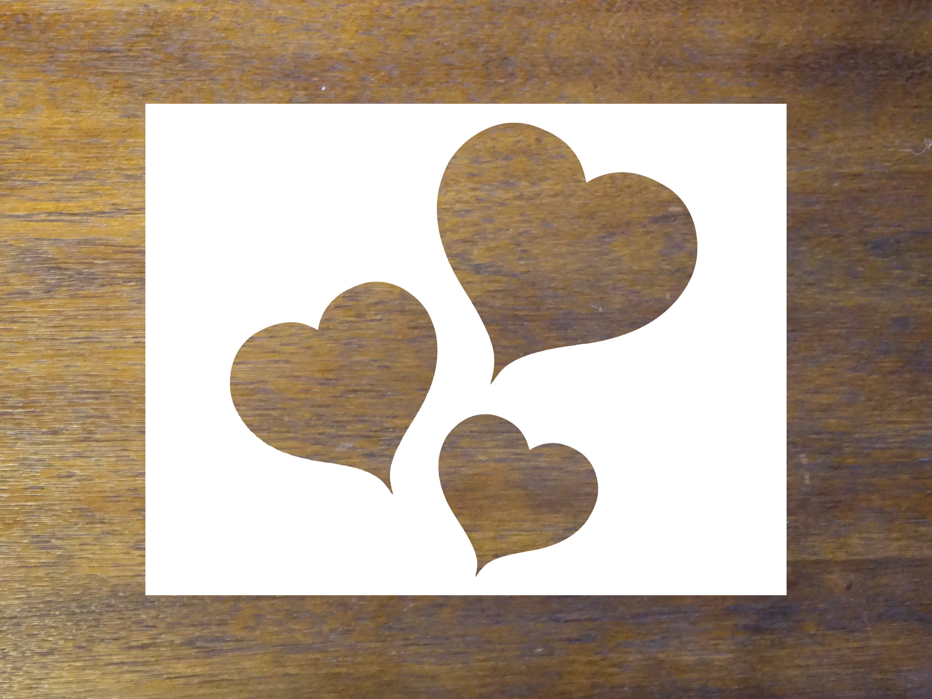 Hearts Stencil Corazones Envío Gratis Rápido | Etsy