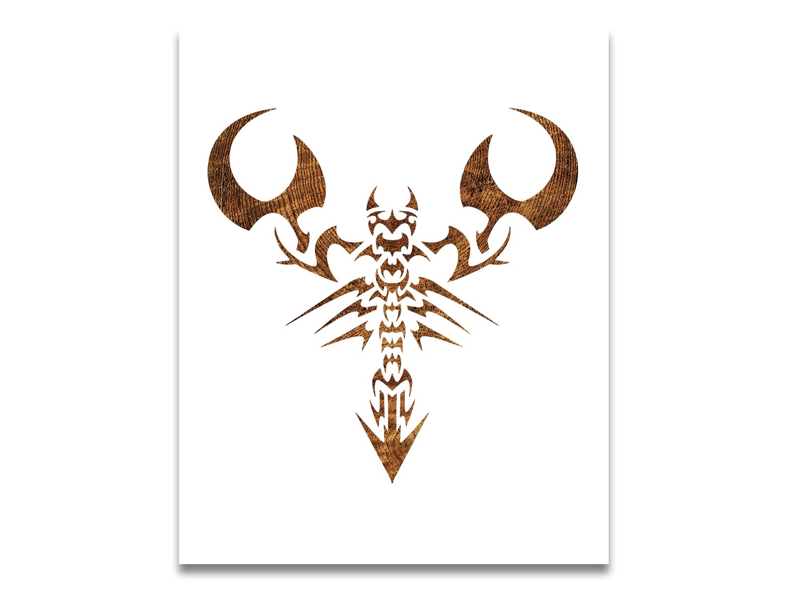 Scorpion Stencil Reusable Color Draw & Paint Stencil - Etsy