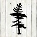 Pine Tree Stencil Spruce Tree Stencil Reusable Color - Etsy