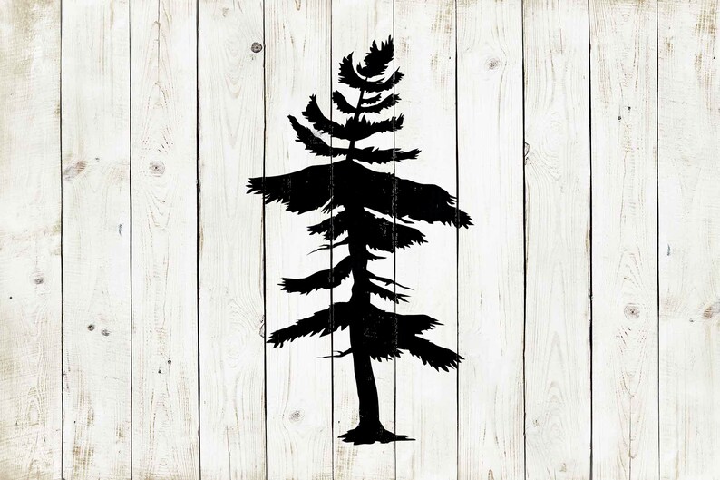 Pine Tree Stencil Spruce Tree Stencil Reusable Color - Etsy