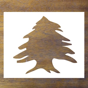 Lebanon Tree Stencil Reusable Color Draw & Paint Stencil | Etsy