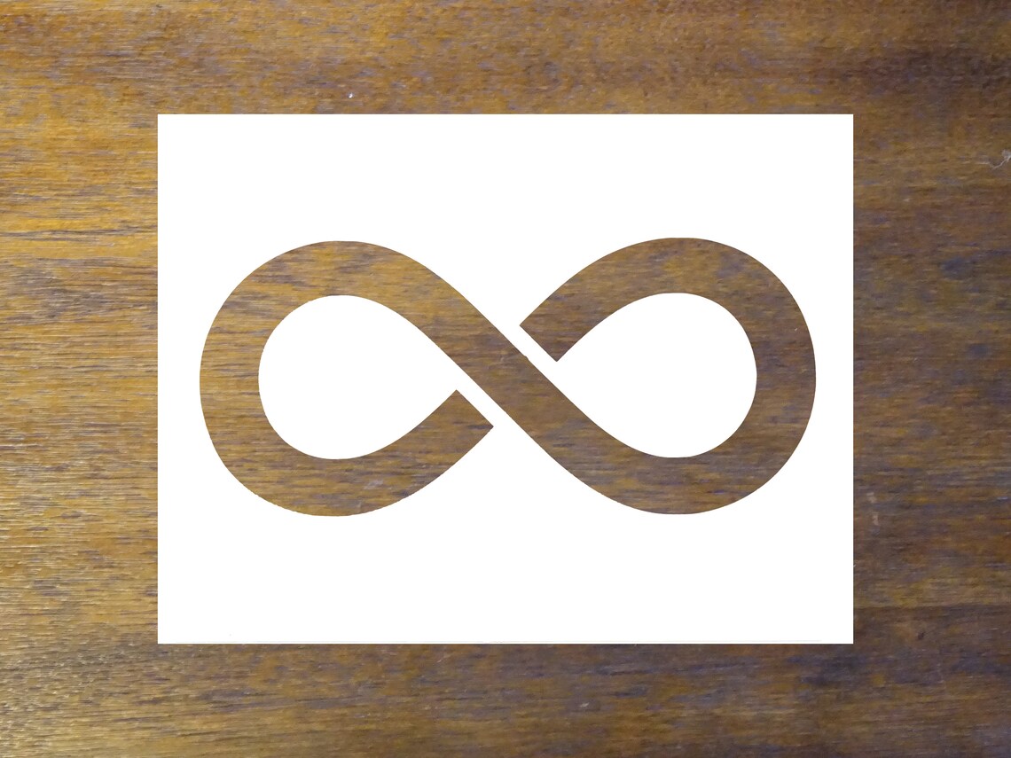 Infinity symbol Stencil Infinity Logo Stencil Infinity | Etsy