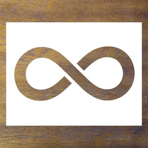 Infinity symbol Stencil Infinity Logo Stencil Infinity | Etsy