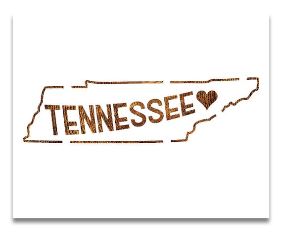 Tennessee Stencil Reusable Color Draw & Paint Stencil | Etsy