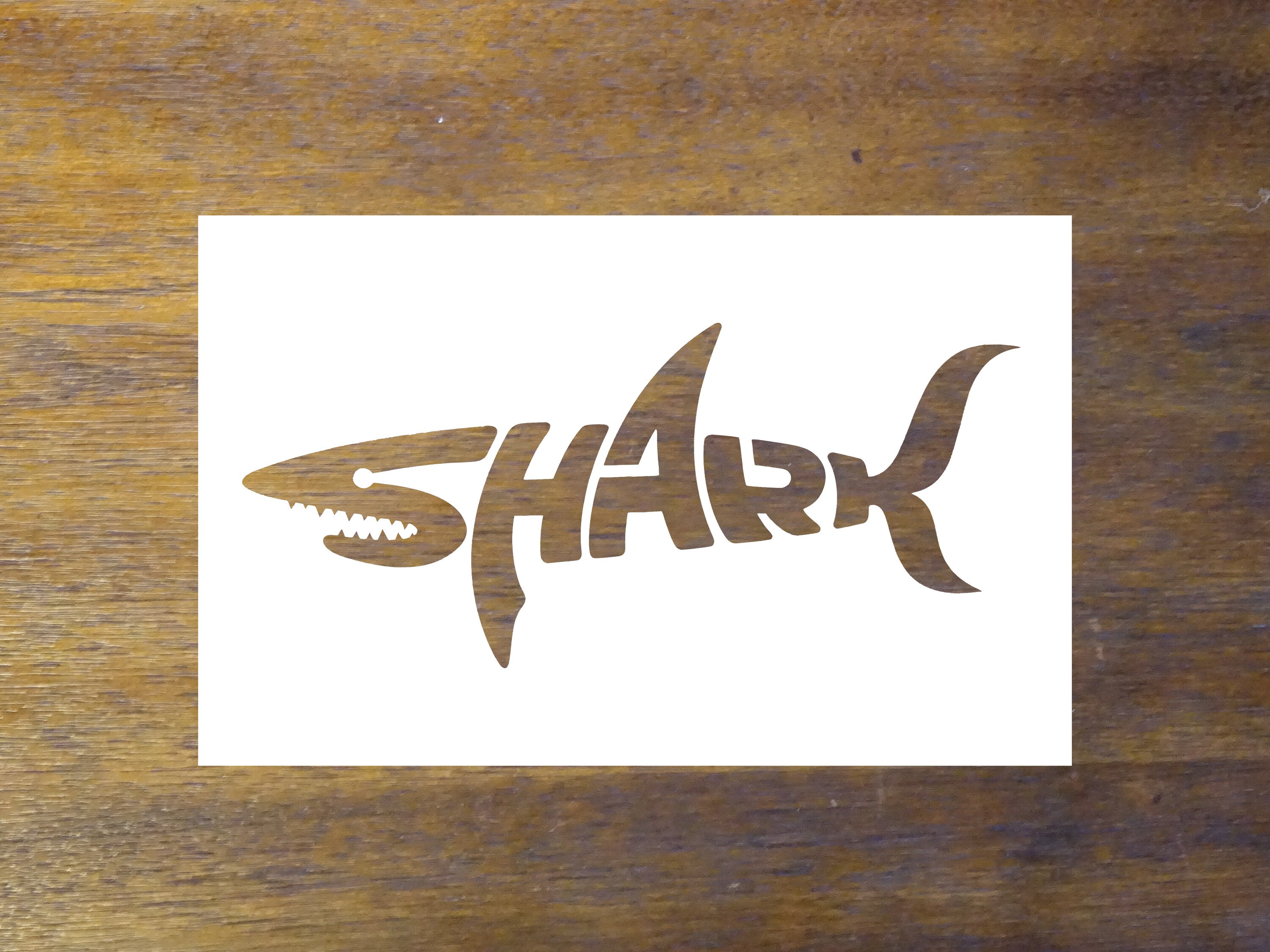 Shark Typography