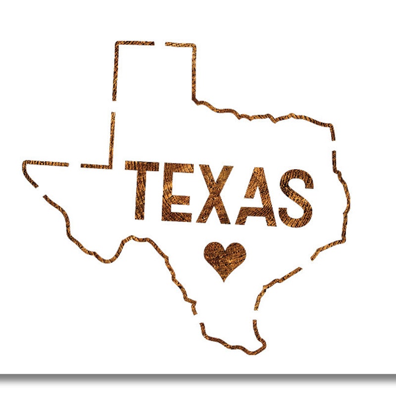 Texas Stencil - Etsy