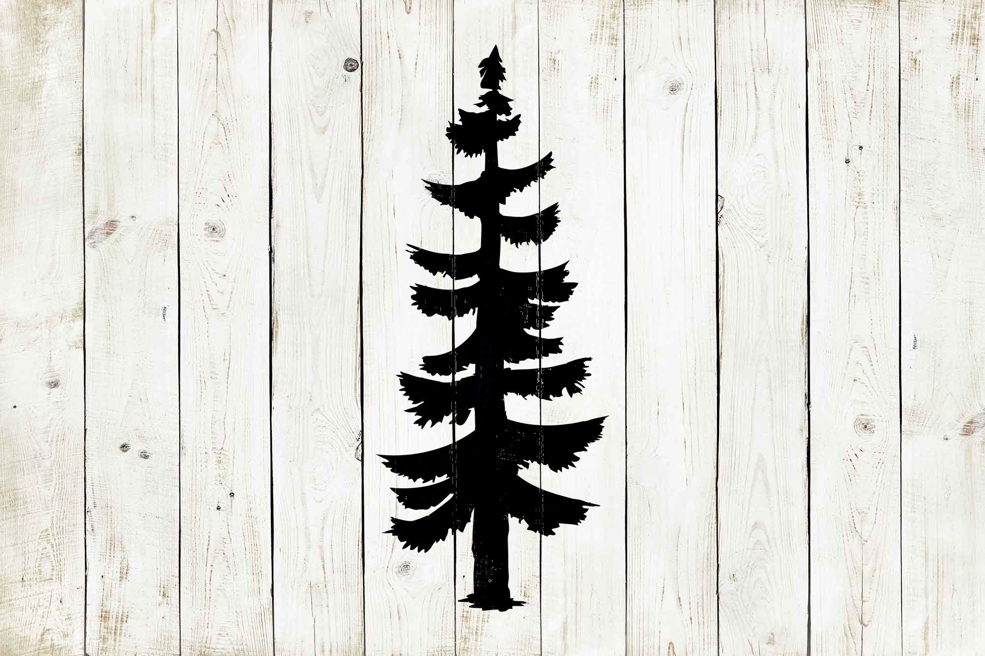 Pine Tree Stencil Sparren boom stencil herbruikbare kleur | Etsy