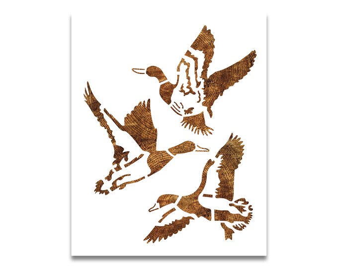 Ducks Stencil Reusable Color, Draw, & Paint Stencil - Etsy