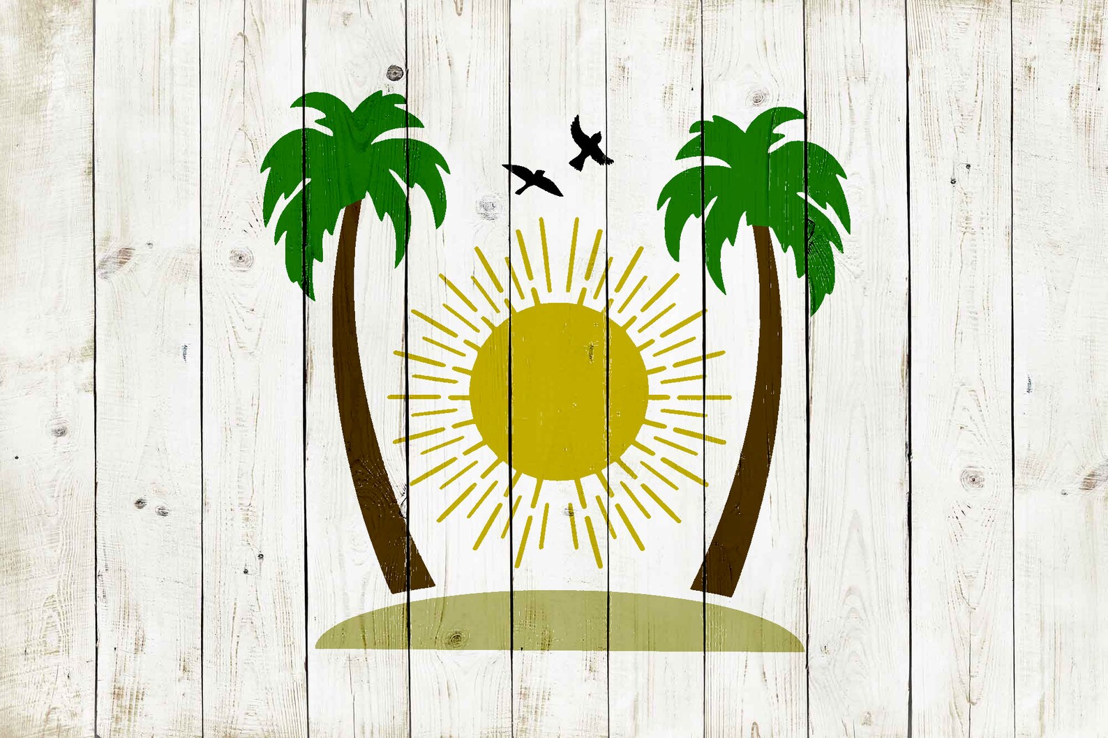 Palm Tree Stencil Reusable Color Draw & Paint Stencil - Etsy