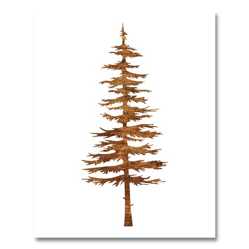 Pine Tree Stencil Spruce Pine Tree Reusable Color Draw & - Etsy