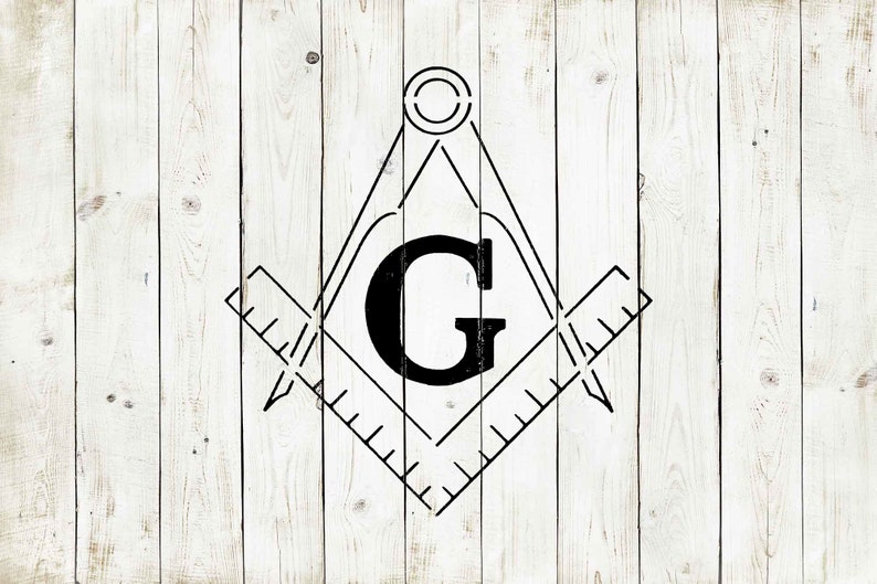 Free Mason Symbol Stencil Reusable Color Draw & Paint | Etsy