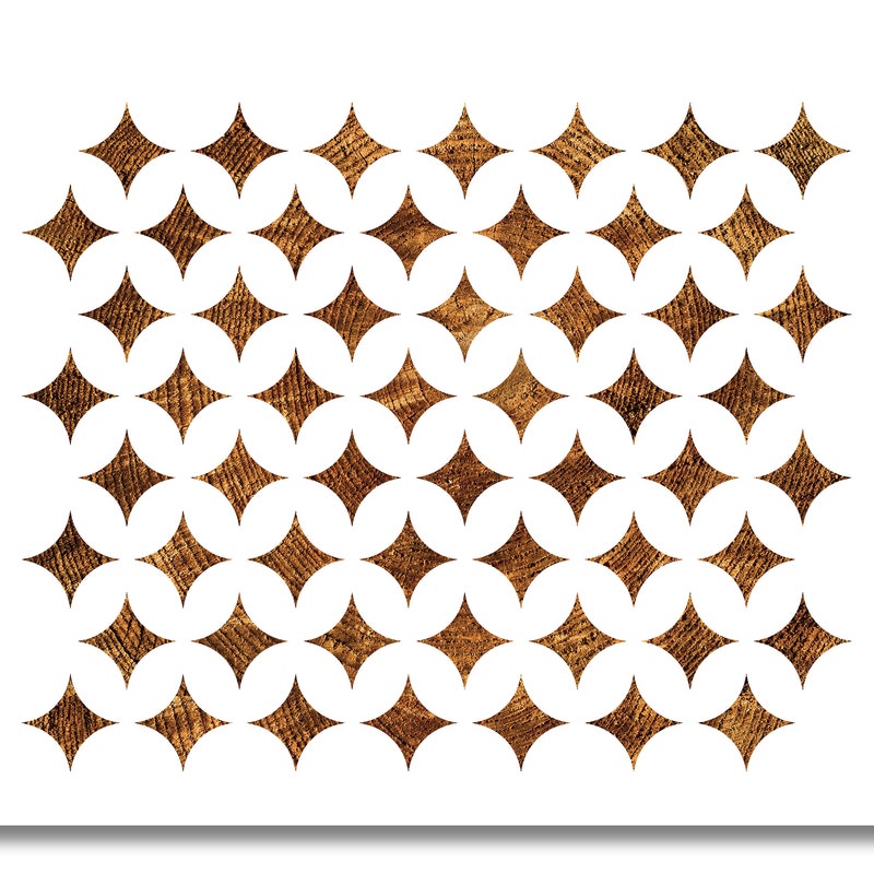 Diamond Pattern Stencil - Etsy