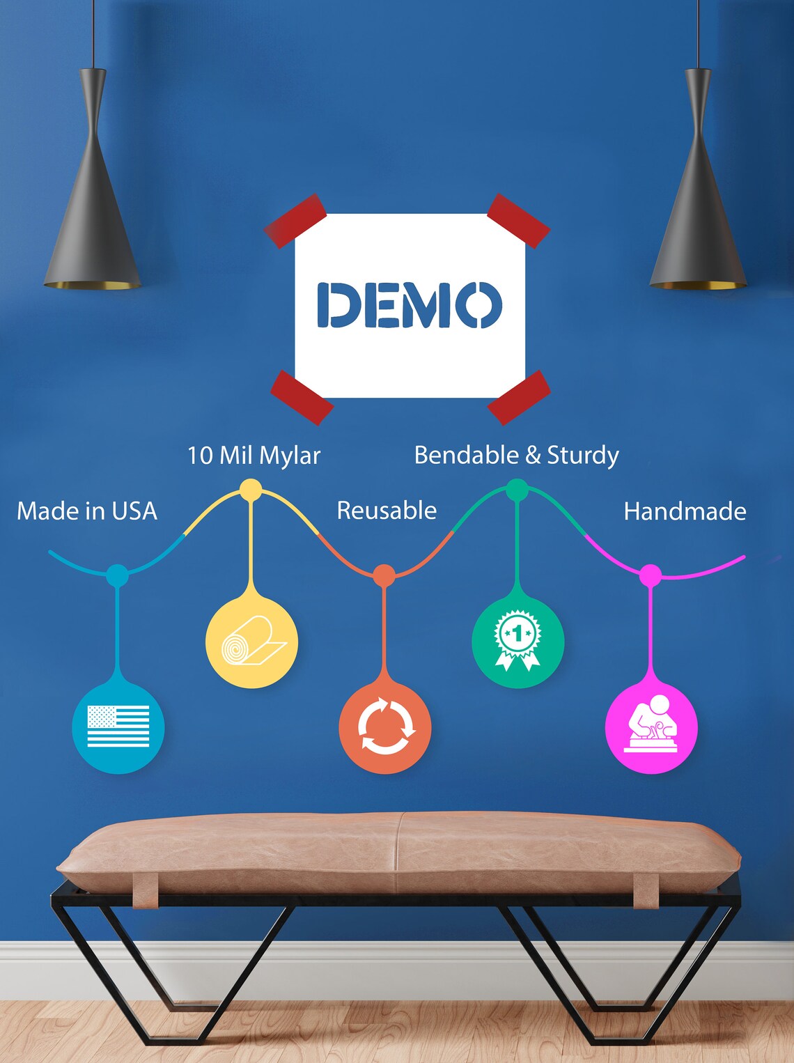 Swirl Sun Stencil Reusable Color Draw Paint Cool Custom - Etsy