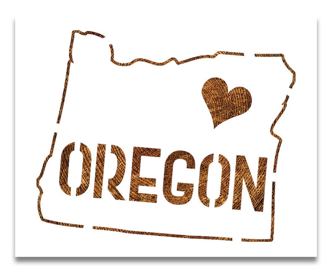 Oregon Stencil Reusable Color Draw & Paint Stencil - Etsy