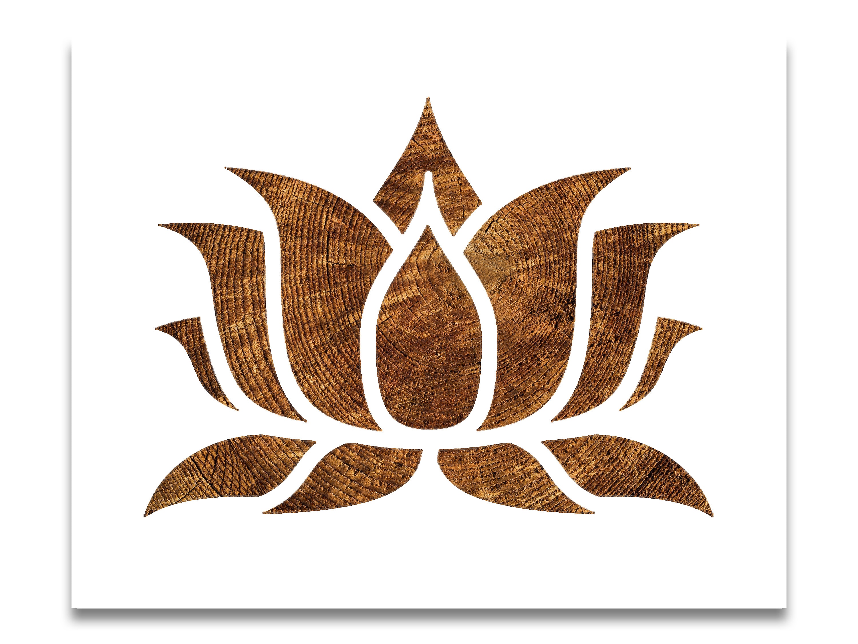 Lotus Stencil Reusable Color Draw Paint Custom Stencil Art | Etsy