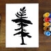 Pine Tree Stencil Spruce Tree Stencil Reusable Color - Etsy