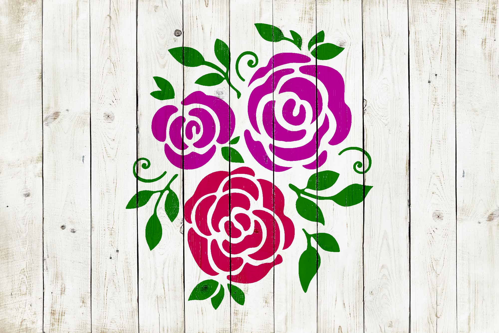 Rose Stencil Reusable Color Draw Paint Custom Stencil Art | Etsy