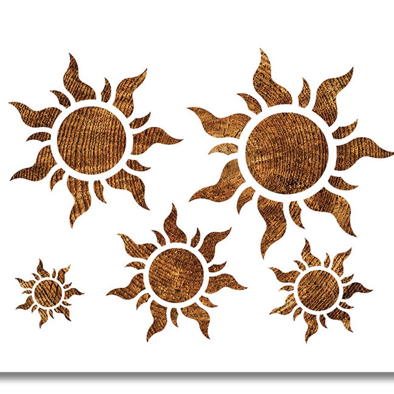 Sun Stencil - Etsy