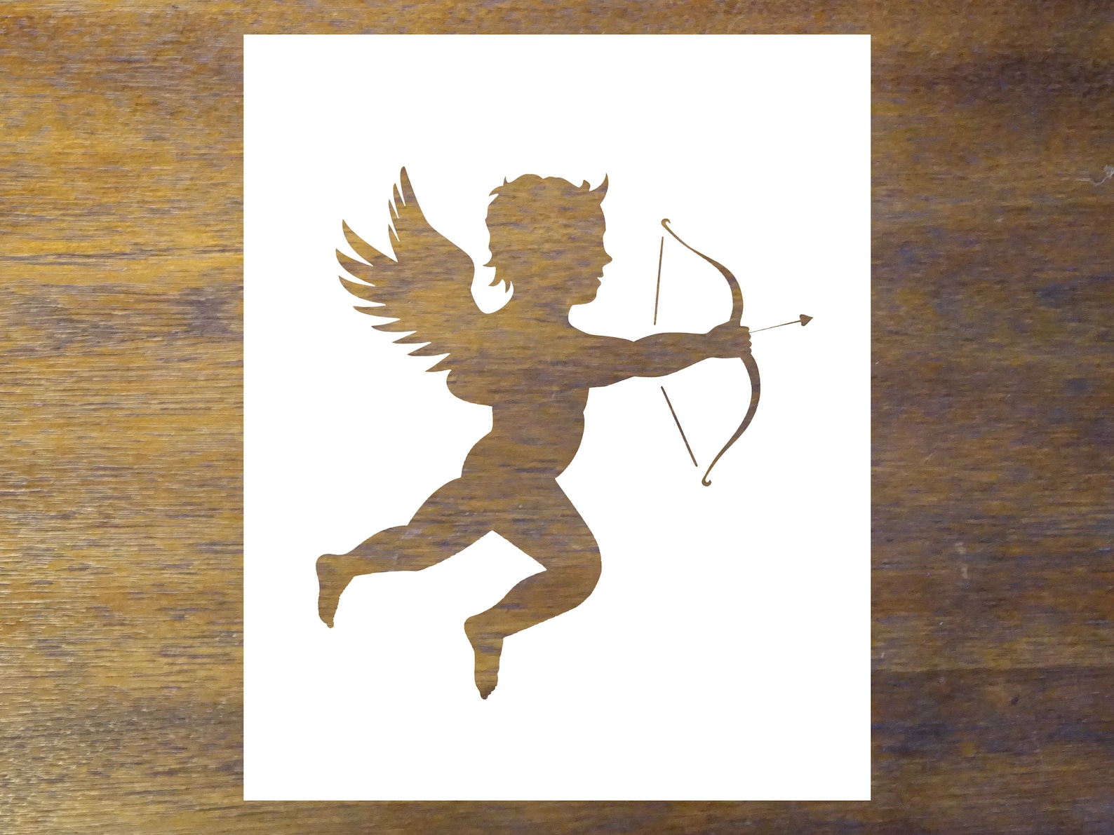 Cupid Stencil Valentine's Day Stencil Reusable Mylar - Etsy