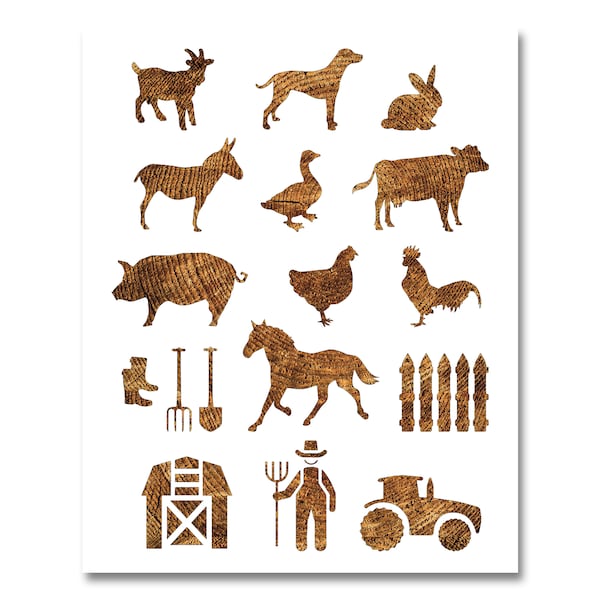 Farm Stencils - Etsy