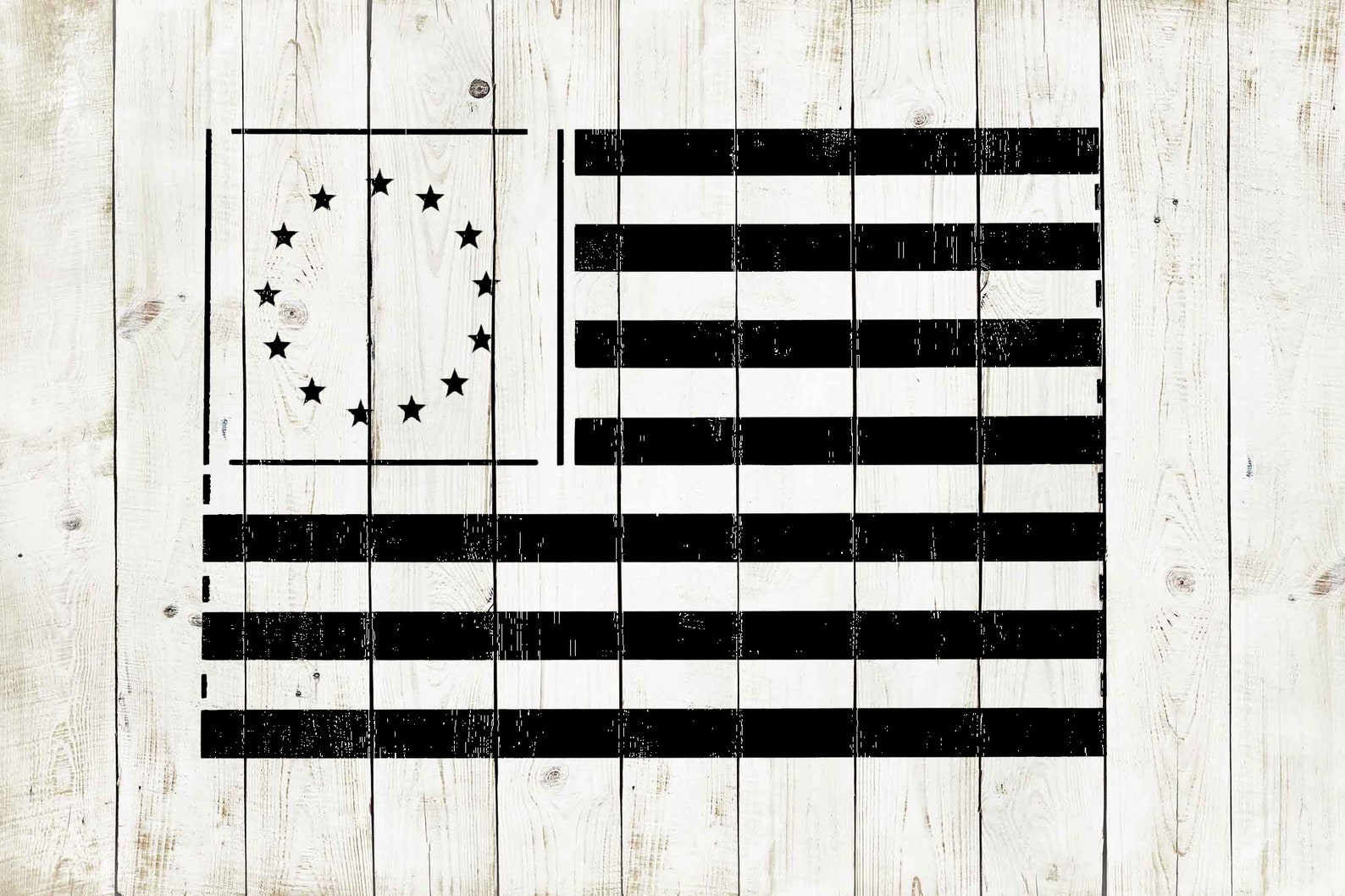 Betsy Ross Flag Stencil Reusable Color Draw & Paint - Etsy