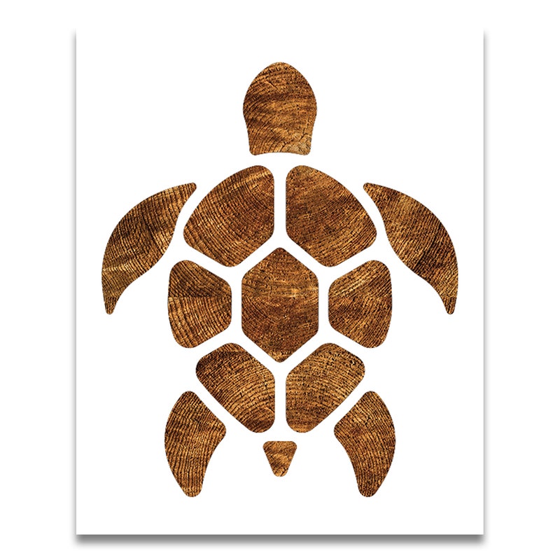 Turtle Stencil - Etsy