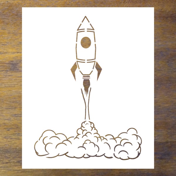 Rocket Art - Etsy
