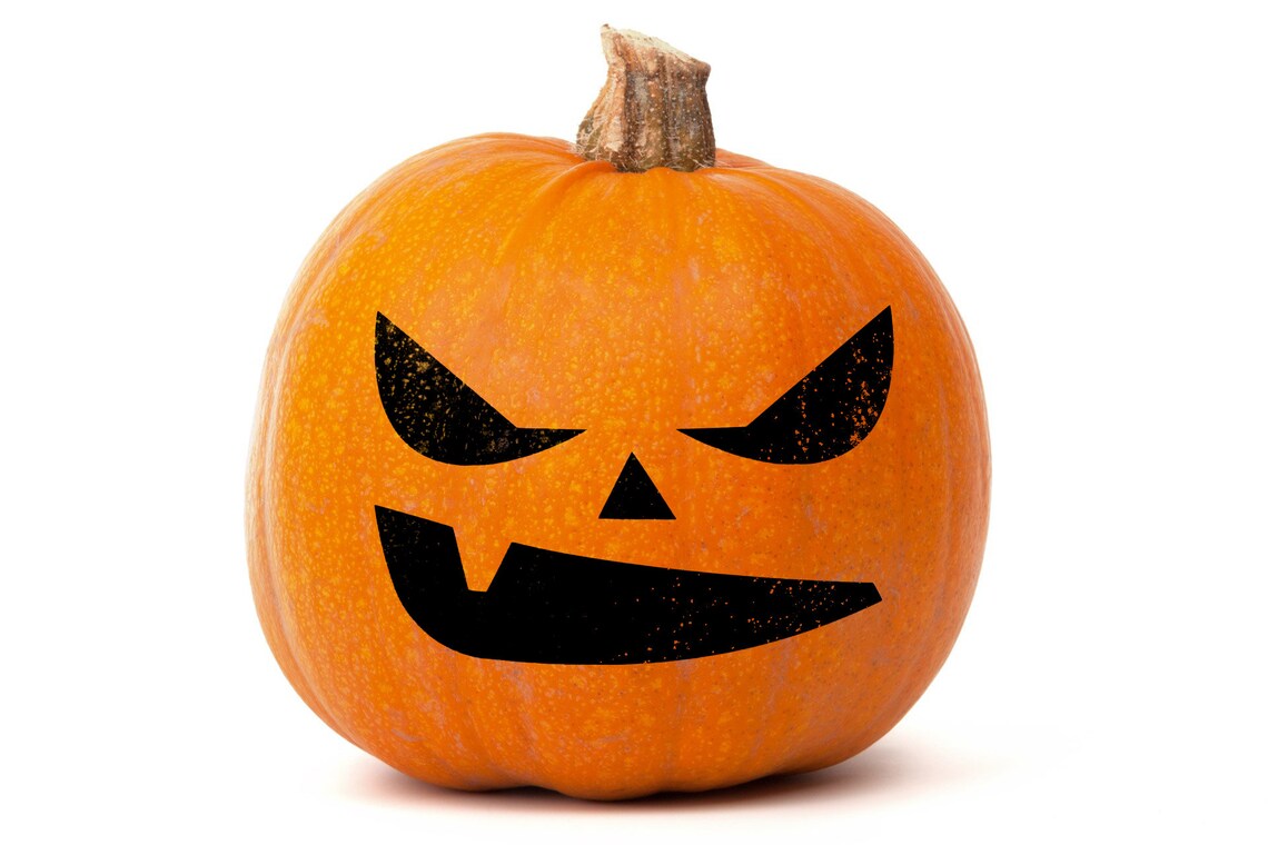 Pochoir de visage de citrouille couleur réutilisable - Etsy France