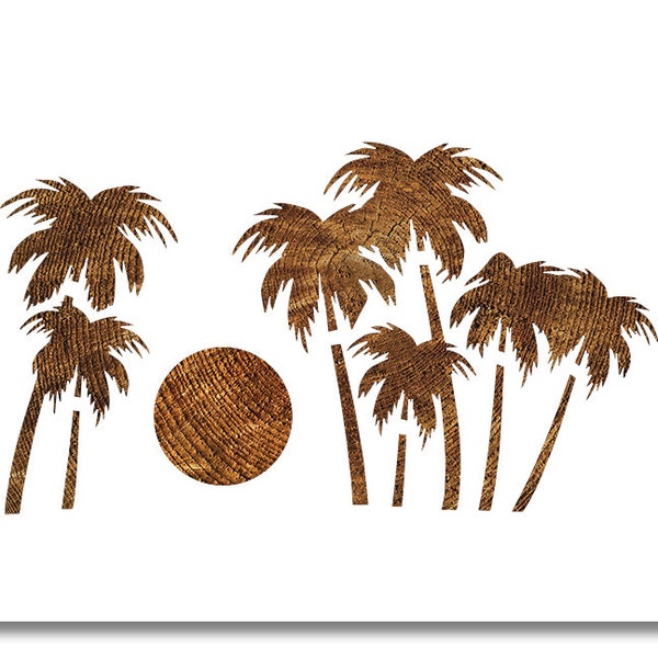 Palm Tree Stencil - Etsy
