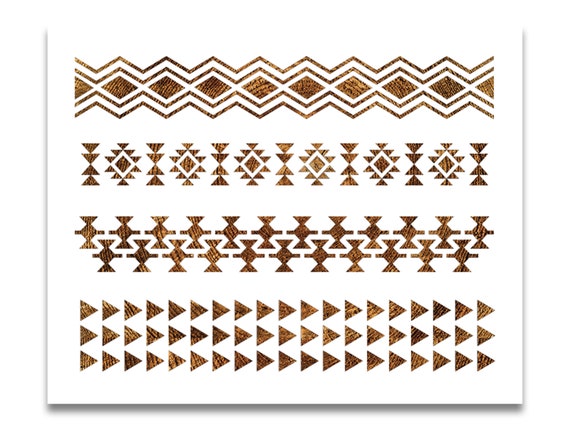 Aztec Pattern Stencil 11x9 Reusable Color - Etsy