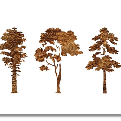 Trees Stencil Reusable Color Draw & Paint Stencil - Etsy