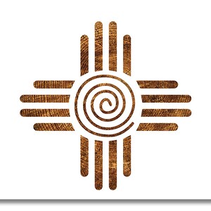 Swirl Sun Stencil Reusable Color, Draw, Paint Cool Custom Wall Stencil ...