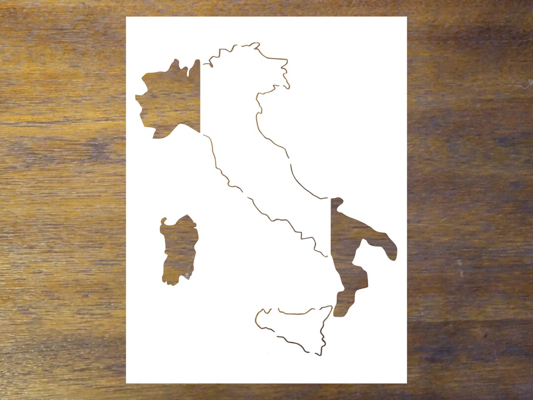 Italy Stencil Reusable Color Draw & Paint Stencil - Etsy