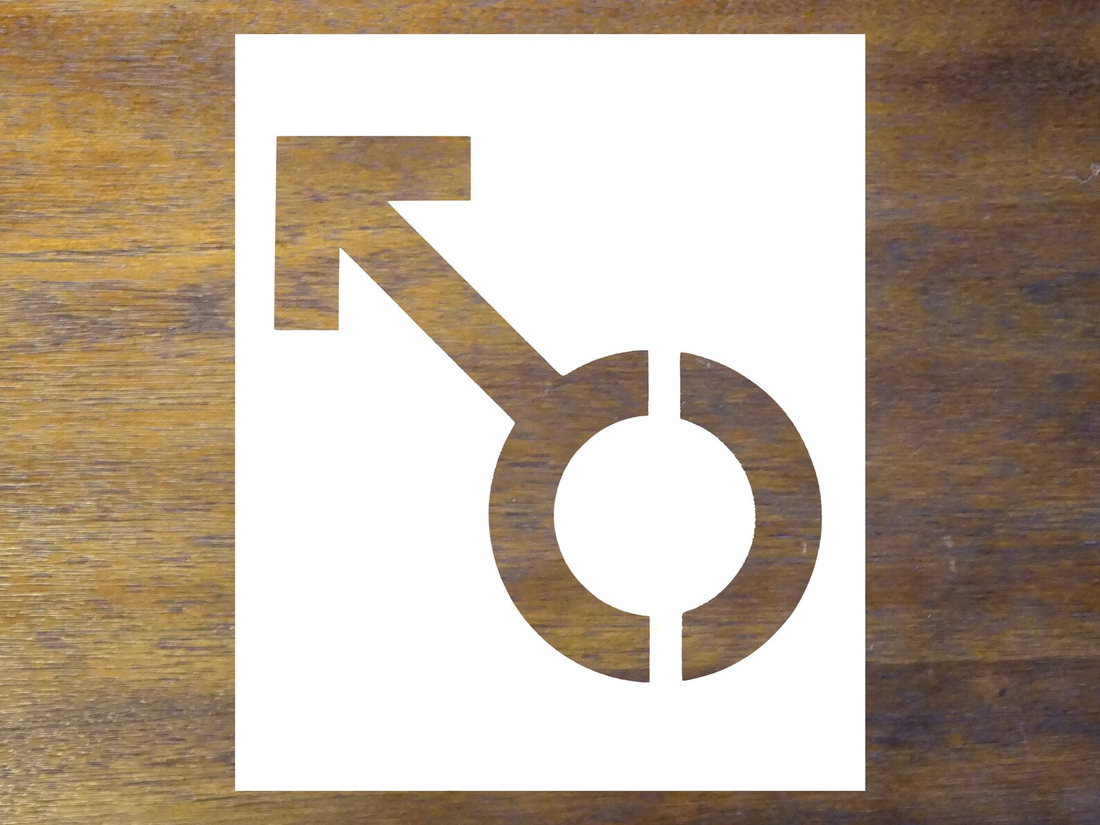 Male Symbol Stencil Reusable Color Draw & Paint Stencil | Etsy