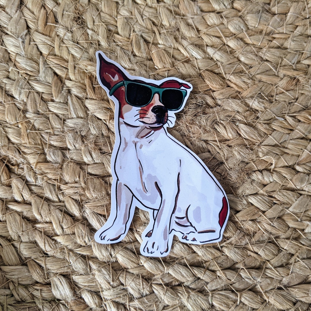 Jack Russell Dog Sticker - Etsy