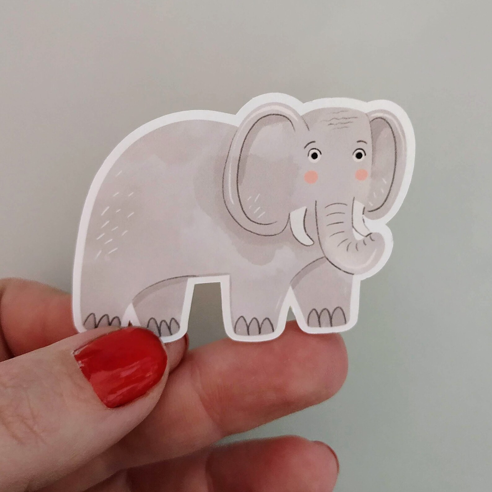 Elephant Sticker Set Cute Elephant Stickers Elephant | Etsy