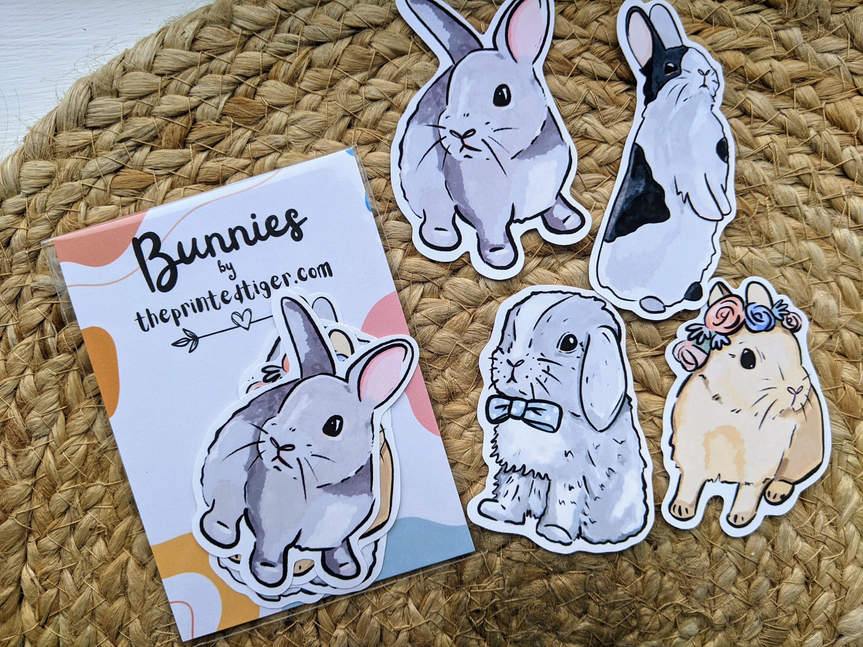 Stickers Pack Of Rabbits